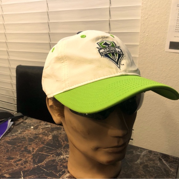 adidas | Accessories | Adidas Mens White Lime Mls Seattle Sounders Fc ...